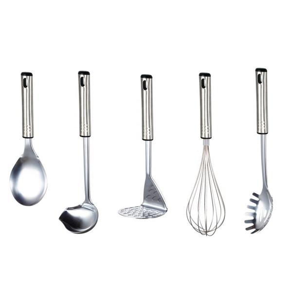 Quality S/S 201 Handle Stainless Steel Utensilios De Cocina Kitchen Cooking Set Utensil for sale