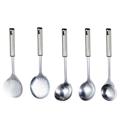 Cina S/S 201 Maniglia utensili in acciaio inossidabile De Cocina Kitchen Cooking Set utensili portautensili in vendita