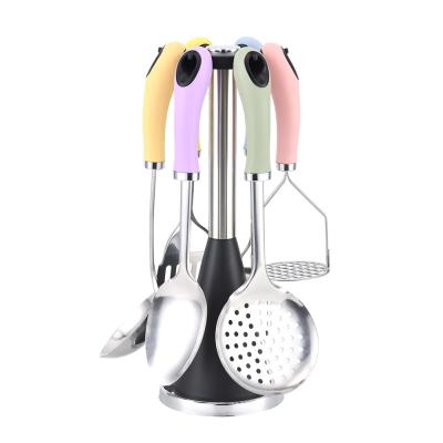 China Nordic Home Cooking Tools Set met Macaron kleur en TPR Materiaal Keuken Accessoires Te koop