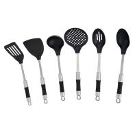 China Customized Logo Kitchenware Tools Set Turner Slotted Soup Ladle Set Cookware Utensils for sale