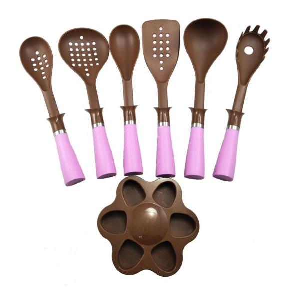 Quality Home Kitchen Nylon Kitchen Tool Set Non-stick Cookware Set with ISO9001 for sale