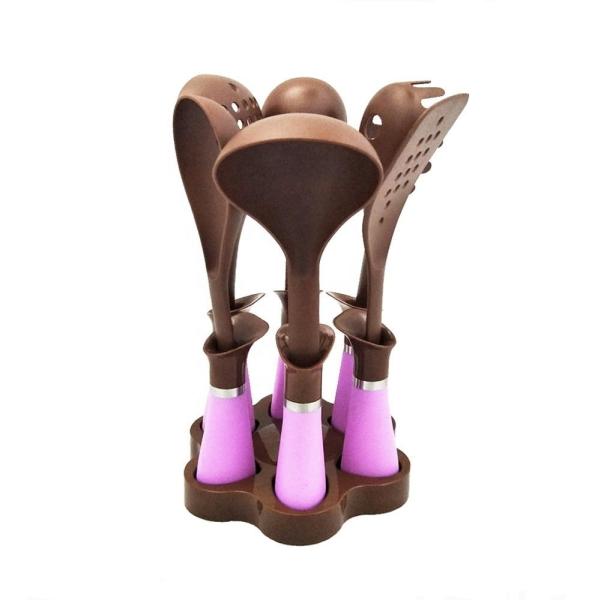 Quality Home Kitchen Nylon Kitchen Tool Set Non-stick Cookware Set with ISO9001 for sale