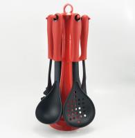 Quality Eco-Friendly Solid Spoon Food Turner Spatula Slotted Spoon Whisk Acacia Silicon for sale