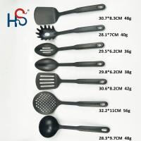 China 6pcs Nylon Kitchen Tools Set for Salad Spoon Production and Green Kitchen Table Tools for sale