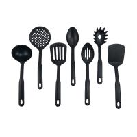 China 6pcs Nylon Kitchen Tools Set for Salad Spoon Production and Green Kitchen Table Tools for sale