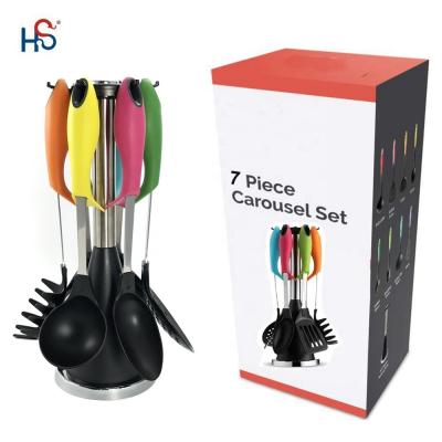 China Create Your Dream Kitchen with 7-Piece Nylon Utensil Set Heat Resistant and Versatile for sale