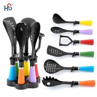 China Tabletop Cooking Essentials 7-Piece Plastic Cooking Tool Set for Eco-Friendly Kitchen for sale