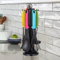 China Cookware Sets Compact Nesting Nylon Kitchen Utensil Set Eco Friendly Kitchen Gadgets for sale
