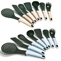 China Cookware Sets Compact Nesting Nylon Kitchen Utensil Set Eco Friendly Kitchen Gadgets for sale