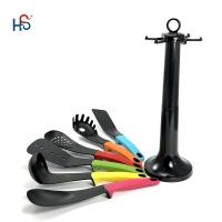 China Cookware Sets Compact Nesting Nylon Kitchen Utensil Set Eco Friendly Kitchen Gadgets for sale