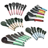 China Compact Nesting Nylon Kitchen Utensil Set Eco Friendly Cookware Sets for Your Kitchen for sale