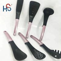 China Compact Nesting Nylon Kitchen Utensil Set Eco Friendly Cookware Sets for Your Kitchen for sale