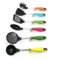 China Sustainable Rotating Stand Kitchen Gadgets Nylon Kitchen Utensils Set with Performance for sale