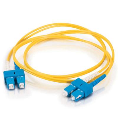 China Single Mode 9/125 Duplex Fiber Patch Cord , Duplex Fiber Cable Low Insertion Loss for sale