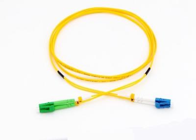 China LC / UPC - LC / APC Duplex Fiber Patch Cord 9/125um Single Mode With 3 Meter Length for sale