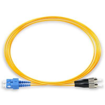 China E2000 SC SC Single Mode Patch Cord Indoor Cable With PVC / LSZH Sheath Material for sale