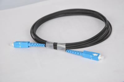 China Outdoor SM G657A1 Single Mode Fiber Patch Cord SC PC FTTH Component for sale