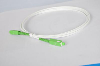 China 2 Core 2.0mm 3.0mm Single Mode Fiber Patch Cord SC APC UPC For CATV / Test for sale