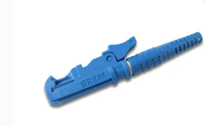 China Plastic E2000 PC Fiber Optic Connectors Simplex Singlemode For Testing Equipment for sale