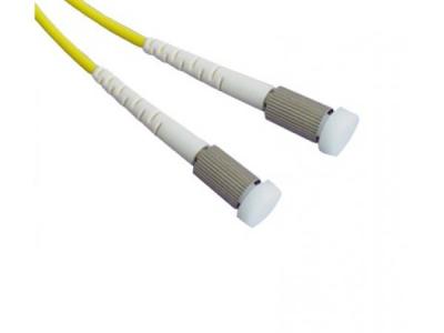 China 0.9mm Optical Cable Connector / Simplex Fiber Optic Connector Nickel Plated Brass for sale