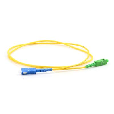 China SC / UPC - SC / APC Single Mode Fiber Patch Cord 2.0mm/3.0mm with SM for sale
