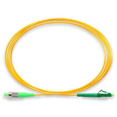 China optical fiber jumper Singlemode simplex  Single Mode Fiber Patch Cord 3m FC / APC - LC / APC for sale