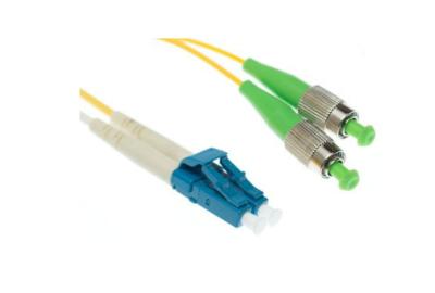 China FC / APC to LC / UPC 9/125 Singlemode Duplex Fiber Patch Cable - OS2 for sale