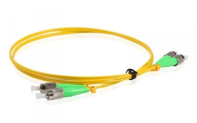 China 3M FC / APC - FC / APC single mode Duplex Fiber Patch Cord , 3.0mm with LSZH jacket for sale