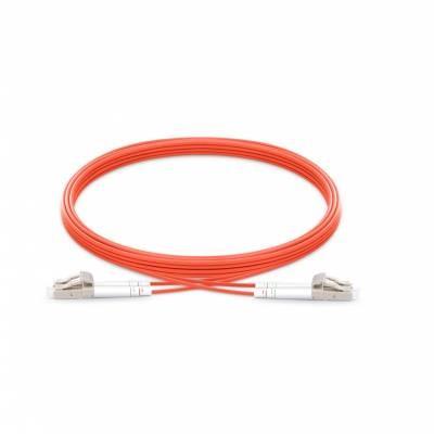 China LC / UPC to LC / UPC Duplex Multimode Fiber Patch Cord OM1 62.5/125um with 2.0mm PVC Jacket for sale