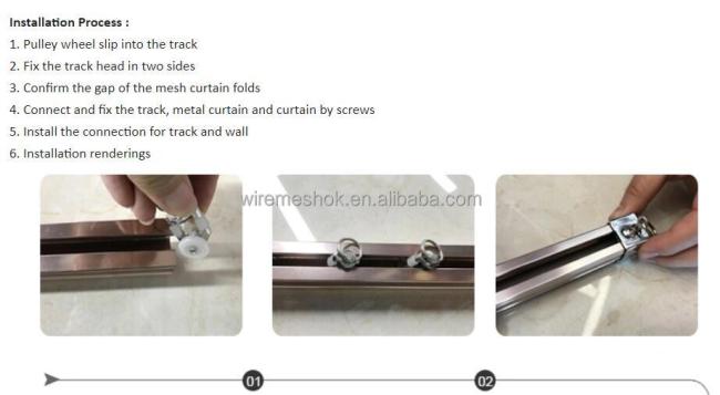 Metal mesh application 3