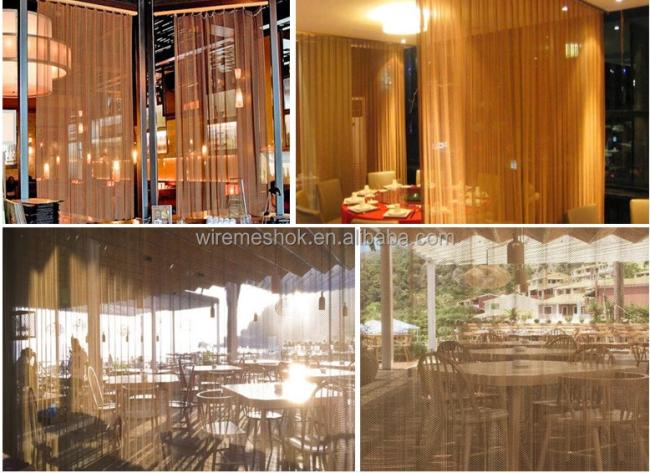 Metal mesh in architectural application