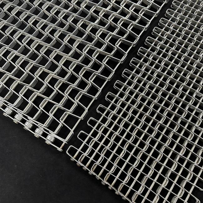 Stainless steel honeycomb mesh conveyor belt