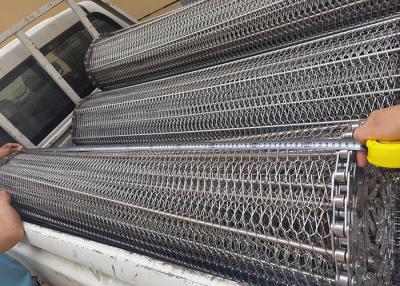 China Vegetal de fruto de alta temperatura do chá de Mesh Belt Cleaning Drying Food do metal à venda