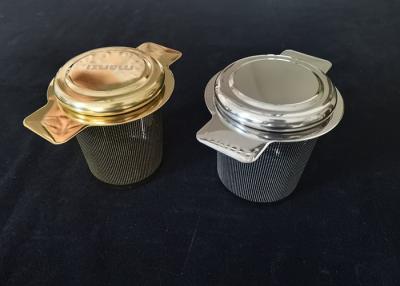 중국 핸들과 Lid와 전해 연마 금속 분체 잎 차 체 판매용