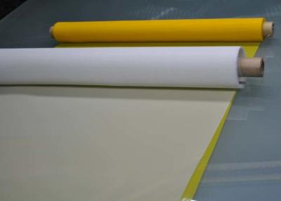 China White High Tension Polyester Screen Printing Mesh Fabric For T-shirt Printing for sale