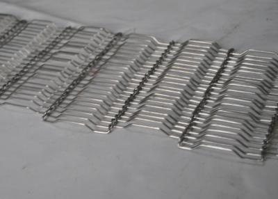 China Corrosion Resistant Chain Link Conveyor Belt / Wire Conveyor Belts For Croquette for sale