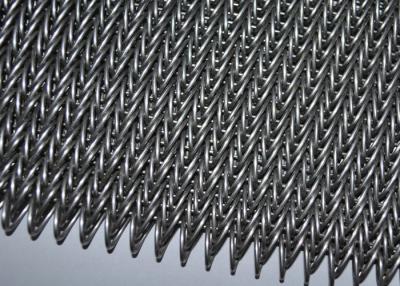 China A correia transportadora da malha de aço inoxidável espiral para o cozimento do biscoito, alisa a superfície à venda