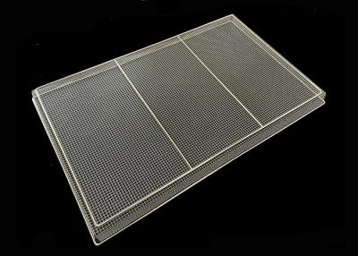 China 400 X 600 Mm Wire Mesh Trays Stainless Steel Crimped For Food Drying for sale
