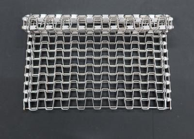 China Tamanho personalizado de aço inoxidável Flat Wire Honeycomb Mesh conveyor belt à venda