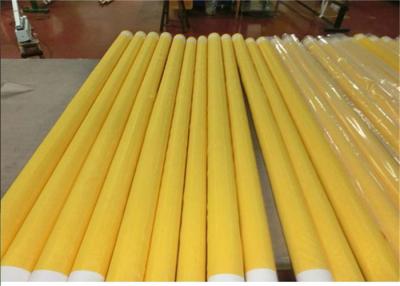 China White Color Monofilament Polyester Mesh For Screen Printing , Easy To Clean for sale
