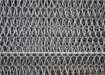 China Food Processing Wire Mesh SS Conveyor Belt For Cooling And Freezing for sale