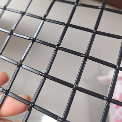 Cina Rete metallica decorativa a maglia intrecciata a traliccio in acciaio inossidabile, colore nero opaco, per decorazione in vendita