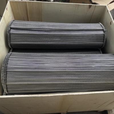 China Cintura trasportatrice a maglia a spirale in acciaio inossidabile SS 304 310 resistente al calore for sale