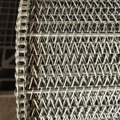 Custom Stainless Steel Spiral Wire Mesh Conveyor Belt for Food Industry