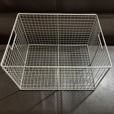 China Customized Special Wire Mesh Metal Storage Basket Stainless Steel 304 Storage Tray Wholesale Metal Mesh Basket for sale