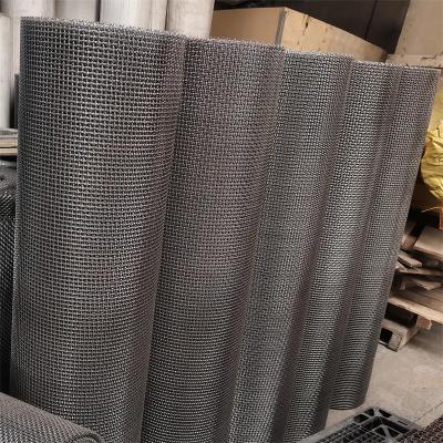 China Stainless Steel Square Woven Wire Mesh Crimped Wire Mesh Plain Weave Cutting Welding Bending Processing for sale