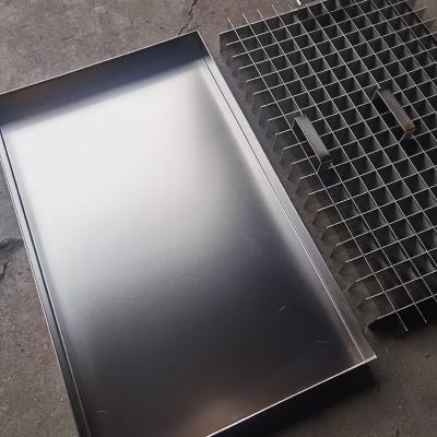 China Custom Size 304 Stainless Steel Oven Baking Tray With Cutter for sale