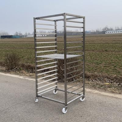 China Customized Size Stainless Steel 201 304 Tray Rack Cart Trolley for Drying Baking for sale