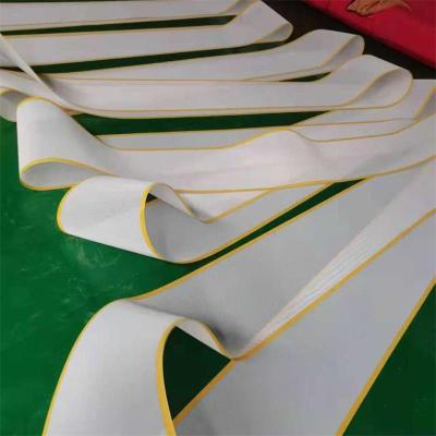 China Customized Plain Woven Polyester Mesh Conveyor Belt for Paper Making Sludge Dewatering Dryer for sale