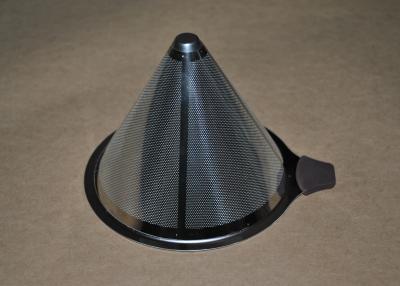 China Washable Stainless Steel Wire Mesh Filter Conical Coffee Filter for sale